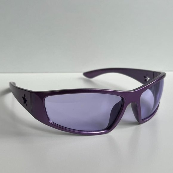 Accessories | Y2k 200s Purple Sporty Cute Sunglasses | Poshmark